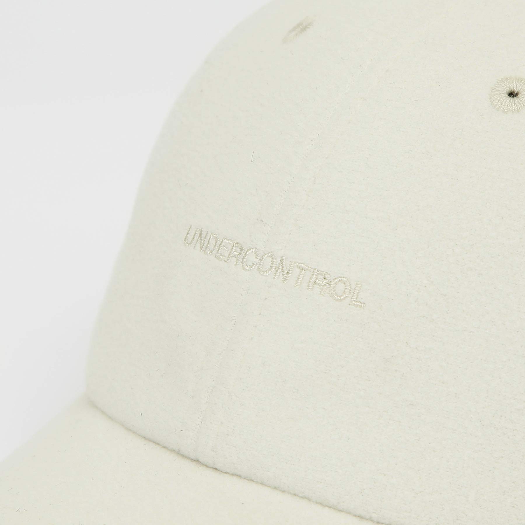 UNDERCONTROL Baseball Fleece Dad Hat Low Profile Embroidered Curved Visor Sports Adjustable Buckleback Trucker Cap Unisex (White)