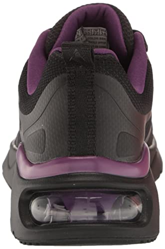 Skechers Women's TRES UNO-Modern AFF-AIR Sneaker, 10 Black
