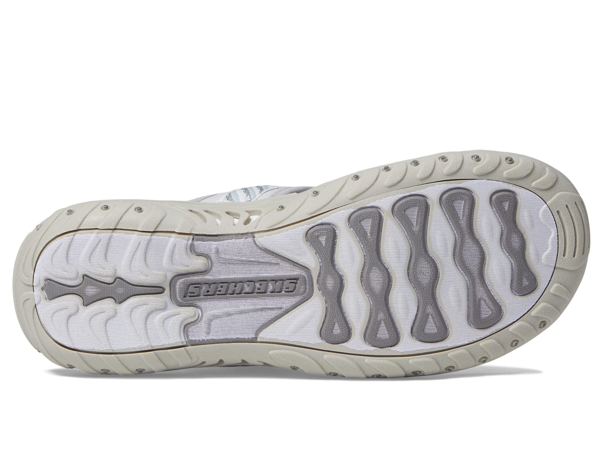 Skechers Reggae - Vibrancy Light Gray 6 B (M)
