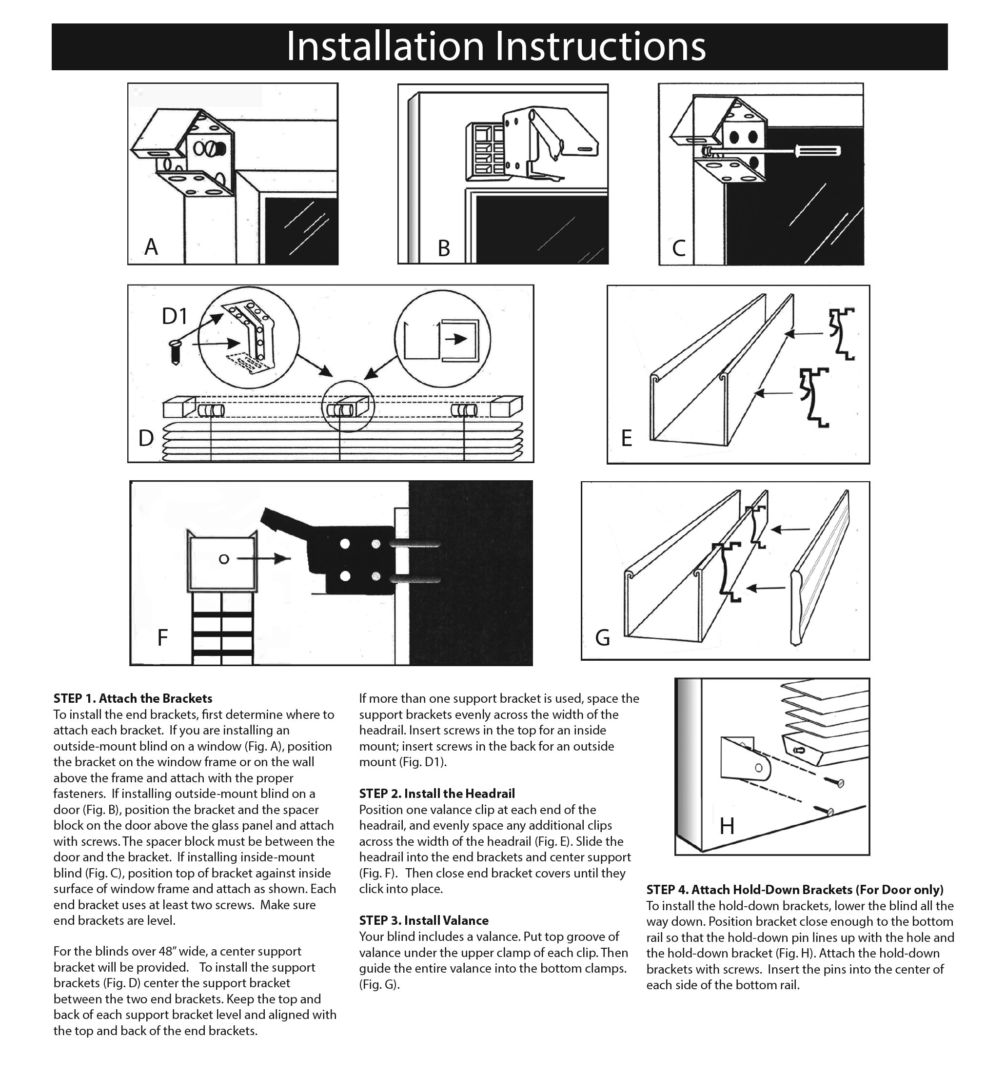 US Window And Floor 2" Faux Wood 38.5" W x 48" H, Inside Mount Cordless Window Blinds, Smooth White,CLF0103840480