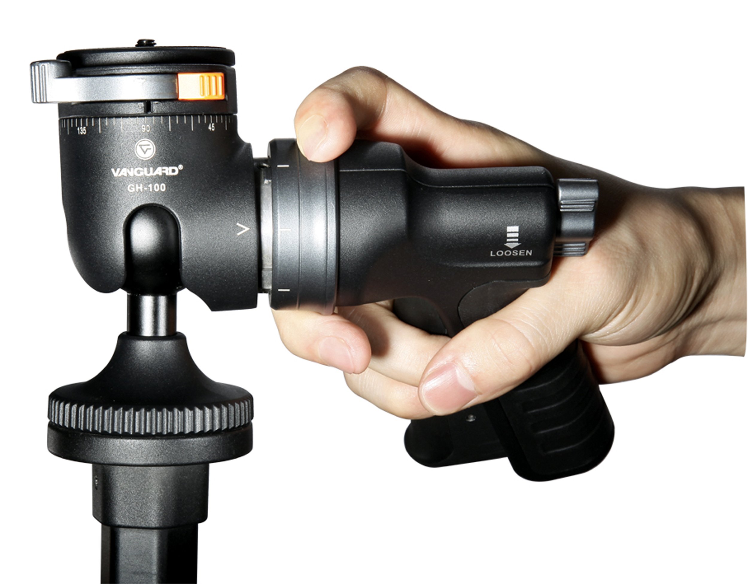 Vanguard Alta Pro 263AGH Aluminum Tripod with GH-100 Grip Head for Sony, Nikon, Canon DSLR Cameras,Black