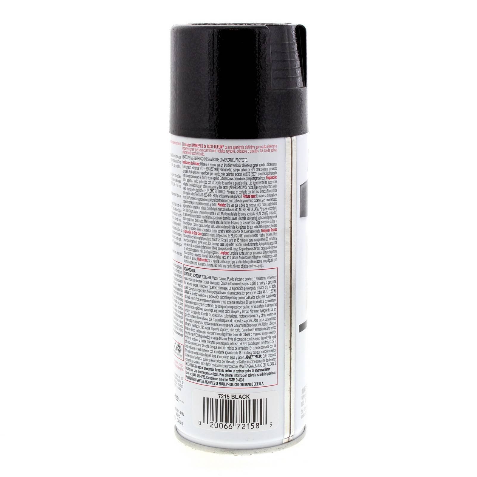Rust-Oleum 7215830, 12 Ounce (Pack of 1), Black, 72 Ounce
