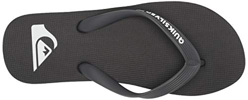 Quiksilver Men's Molokai 3 Point Flip Flop Sandal, Black 1, 10