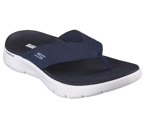 Skechers Women's Flip-Flop, Navy, 8