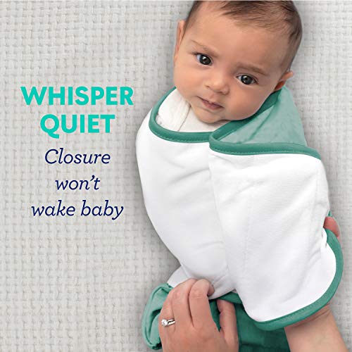 SwaddleMe Luxe Whisper Quiet Swaddle β Size Small/Medium, 0-3 Months, 2-Pack (You Are My Sunshine) Extra-Soft Newborn Swaddle Wrap With Silent Fabric Closure and Bottom Zipper for Diaper Changes