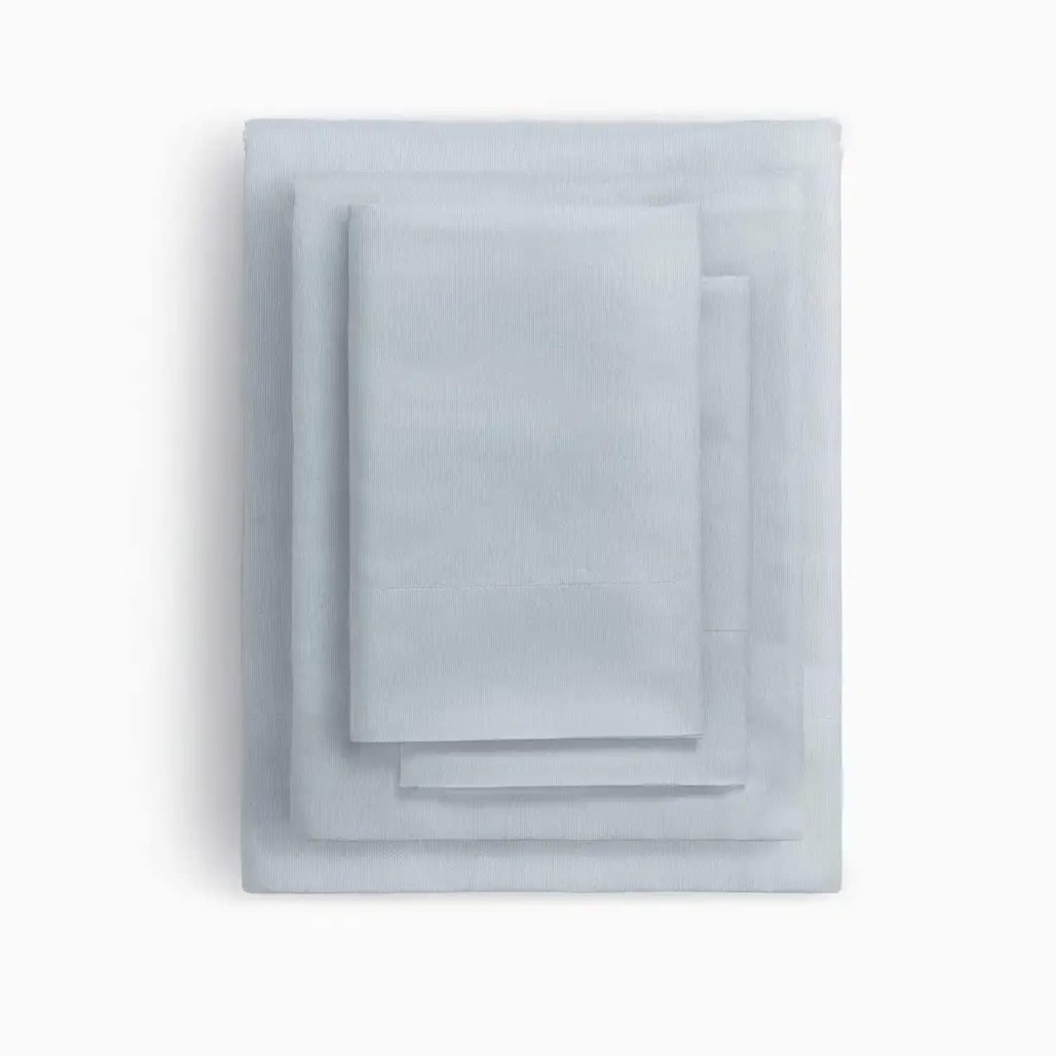 Silvon Silver Infused Bed Sheets Set | Woven with Pure Silver and Premium Breathable Supima Cotton | Acne-Fighting, Cooling & Silk-Soft (Queen, Sky/Blue)