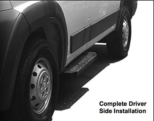 TAC 6.5β Running Boards Fit 1999-2014 Ford Econoline Van (Full Size) Truck Pickup Utility Black Rattler Steel Running Boards Side Steps Nerf Bars Step Rails (2 Pieces Running Boards)