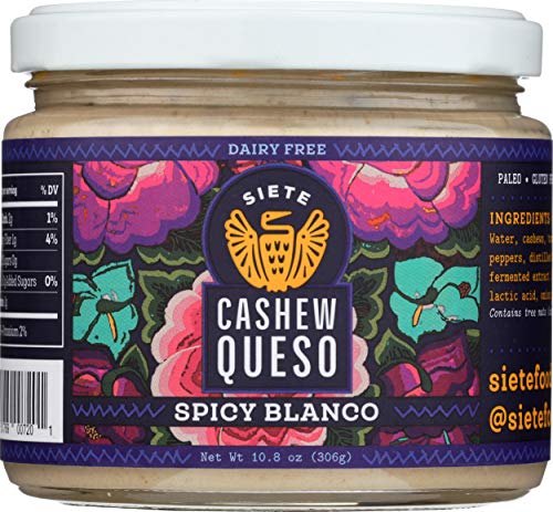 Siete, Spicy Blanco Cashew Queso, 10.8 oz