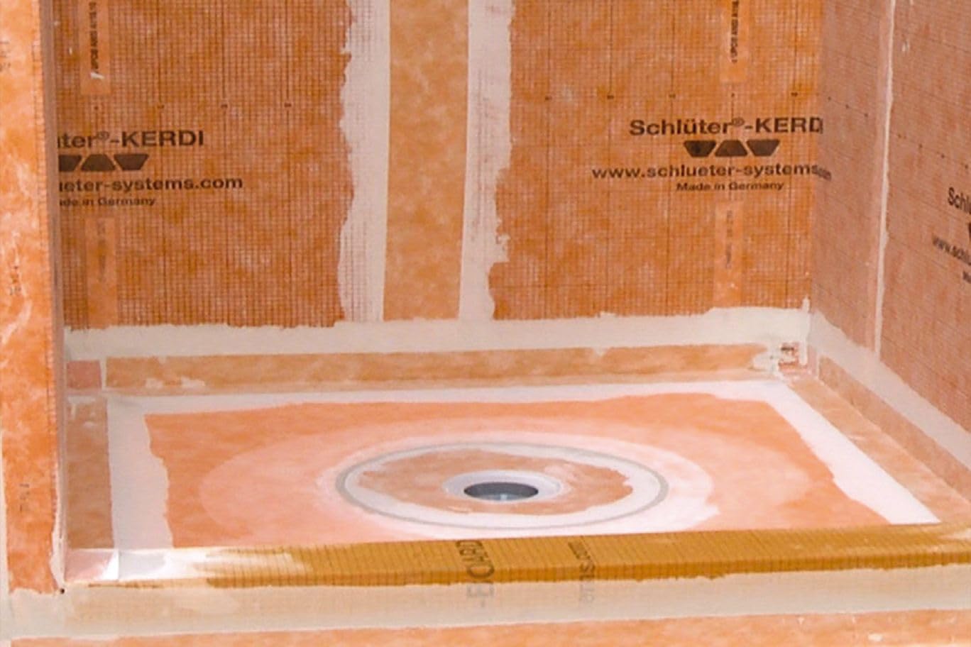 Schluter Kerdi Bonded Waterproofing and Vapor-Retardant Membrane for Tile Application - 3' 3" Width, 16' 5" Length, 54 Square Feet - KERDI200/5M