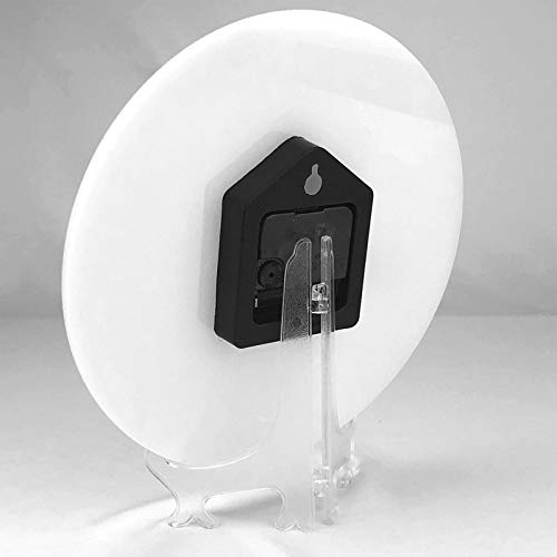 RATRIG Chase Elliott 9 10 in Round Wall Clock Silent Non Ticking Home Office Classroom School Decor Bedroom Bathroom Modern Simple Style