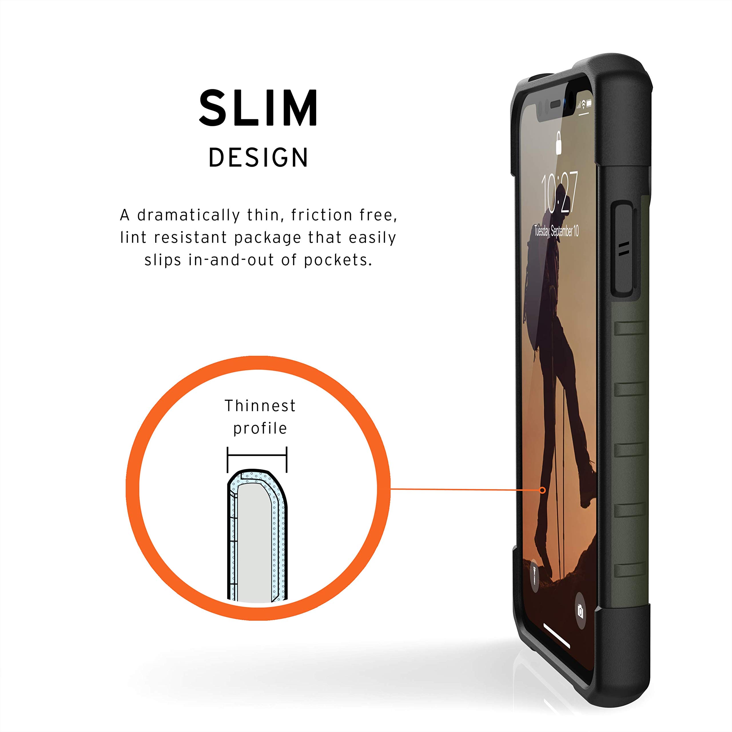 URBAN ARMOR GEAR UAG Designed for iPhone 11 [6.1-inch Screen] Pathfinder Feather-Light Rugged [Black] Military Drop Tested iPhone Case