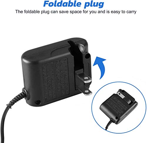TFSeven 2Pcs Replacement Battery Compatible for Nintendo GBA SP 850mah 3.7V Rechargeable Lithium Ion + AC Adapter 5.2V 450mA Wall Charger Power Supply for GBA Sp Gameboy Anvance Accessories Bundle Kit