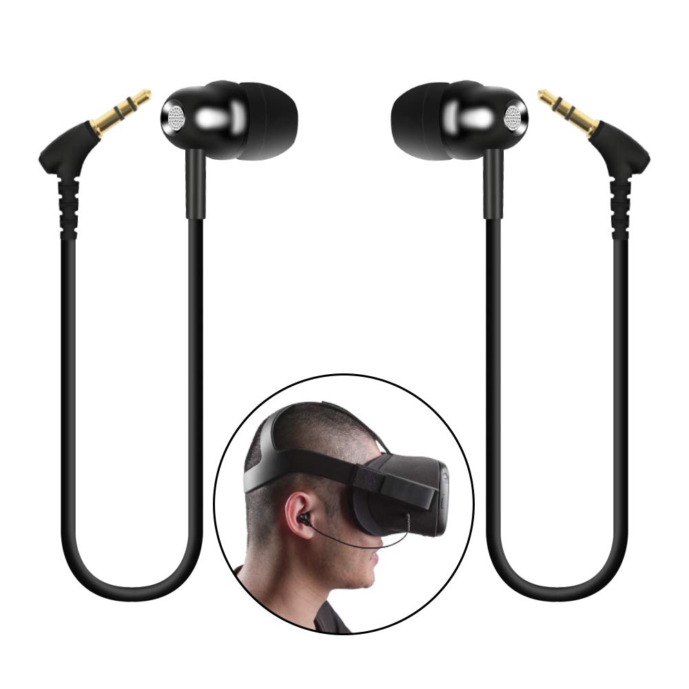Veer Stereo Earbuds Earphones,Earbuds Earphones Custom Made for Oculus Quest VR Headset (1 Pair)