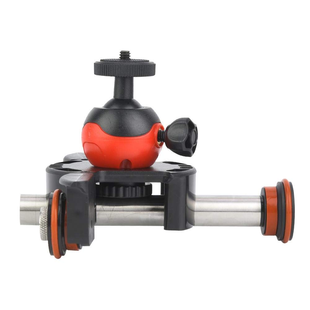 Taidda Slider Photography Car, Lightweight Camera Video Track Dolly with Remote Controller for Phone/Action Cameras for SLR Camera Sports Camera Mobile Phone