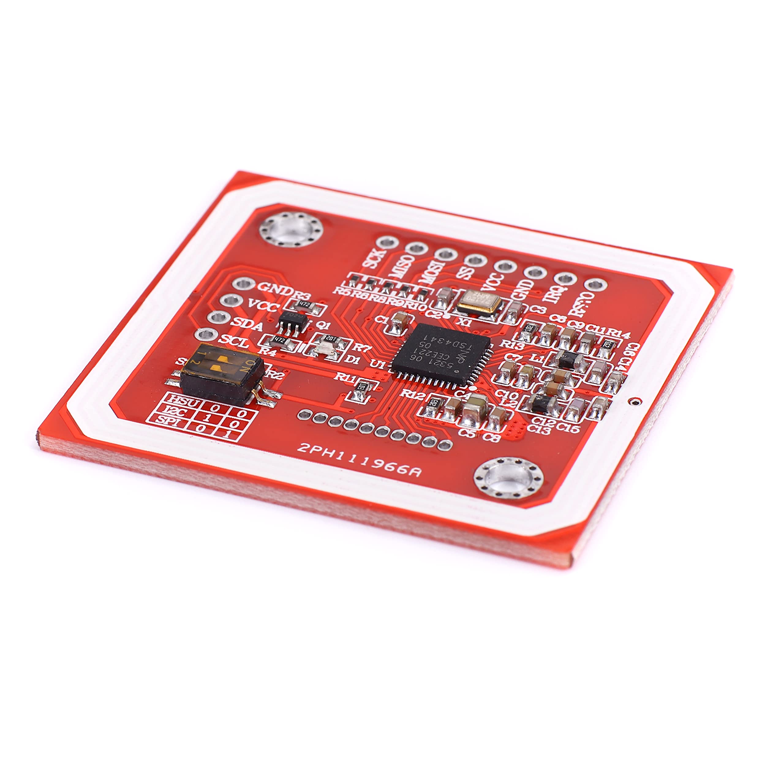 Songhe PN532 NXP NFC RFID Module V3 Kit Writer Reader Near Field Communication Module Kit I2C SPI HSU with S50 CUID White Card Key Card for Arduino Raspberry Pi Android Black Pin Header