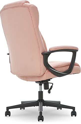 Serta Style Hannah II Office Chair, Harvard Pink Microfiber