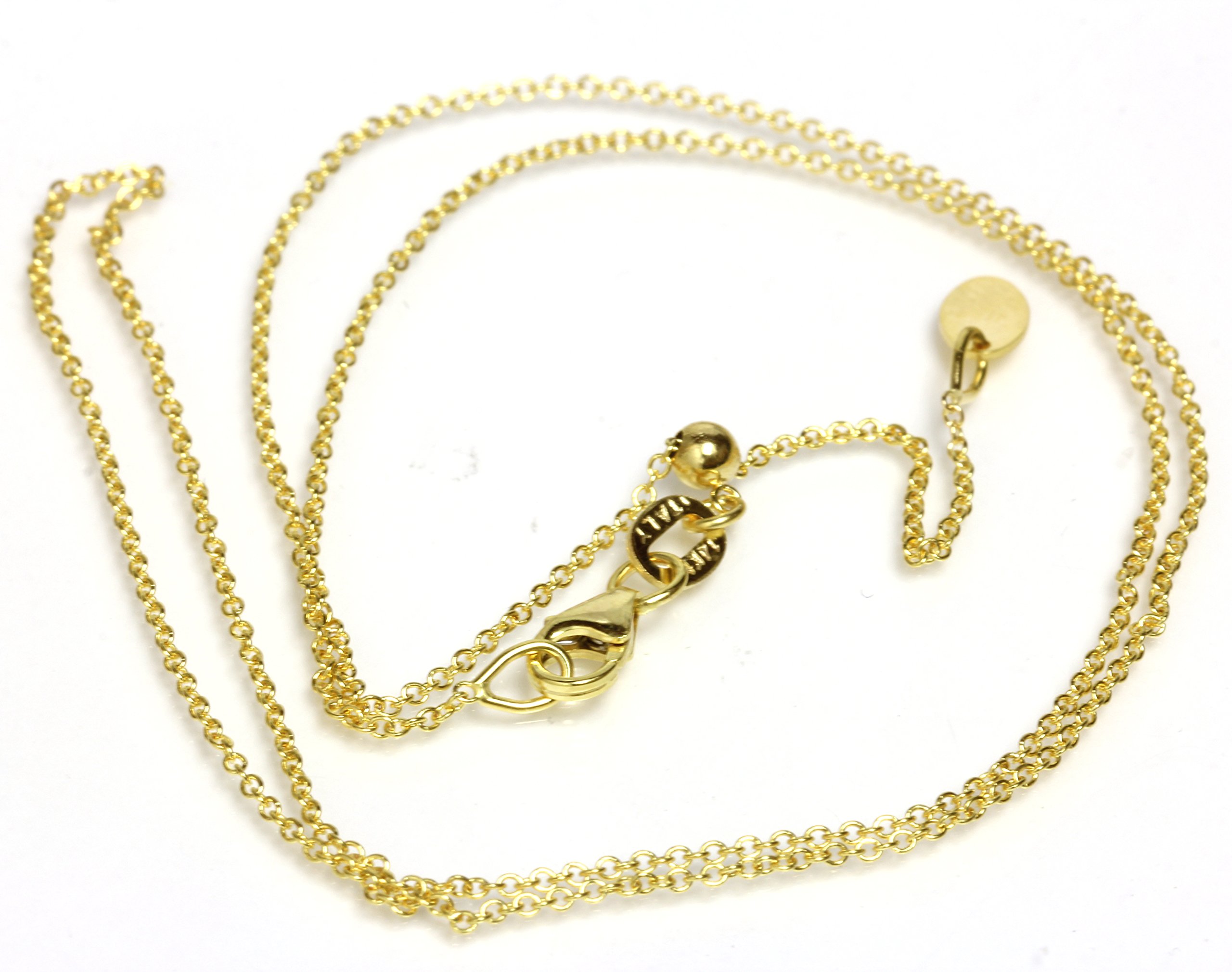 Seven Seas Pearls 14kt Solid Yellow Gold Adjustable Chain 14", 16",18" 20" Easy Slide and Adjust,Italy Lobster Claw Clasp Gift for Women