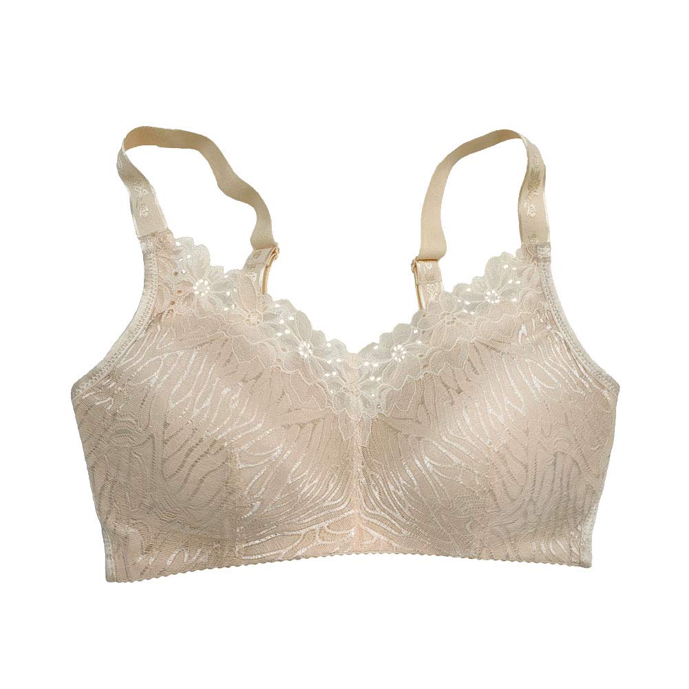 Sendyou Mastectomy Bra for Women Breast Prosthesis with Pockets SY66 (Beige, 36B)