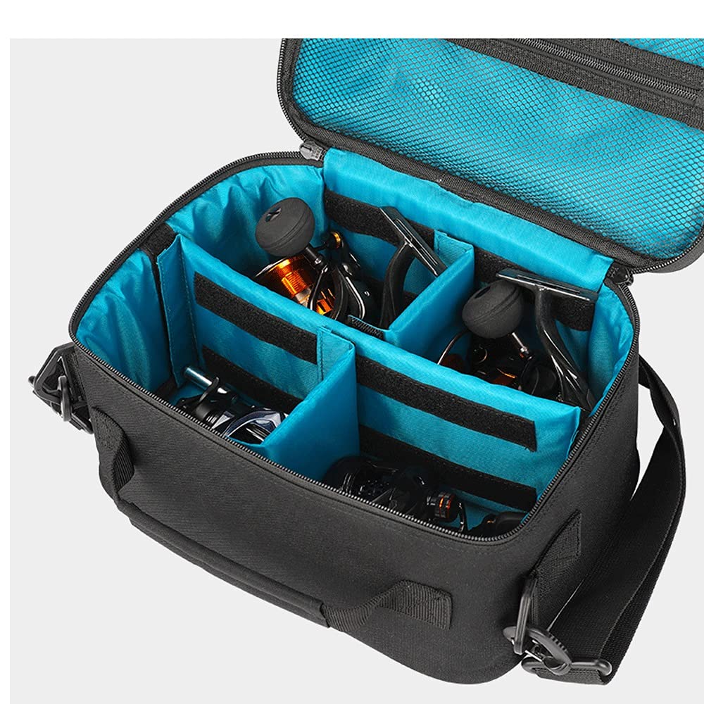 UXZDX CUJUX Shoulder Handbag Backpack Fishing Gear Bag Portable Large Capacity Thickened Fishing Reel Storage Bag