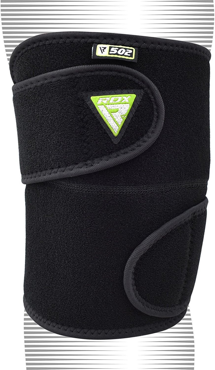 RDX Knee Support Brace, Adjustable Elasticated Compression Guard for Tendonitis, Joint Pain Relief, Arthritis, ACL, Meniscus Tear, Strain Protector for Sports Workout. SOLD AS SINGLE ITEM.