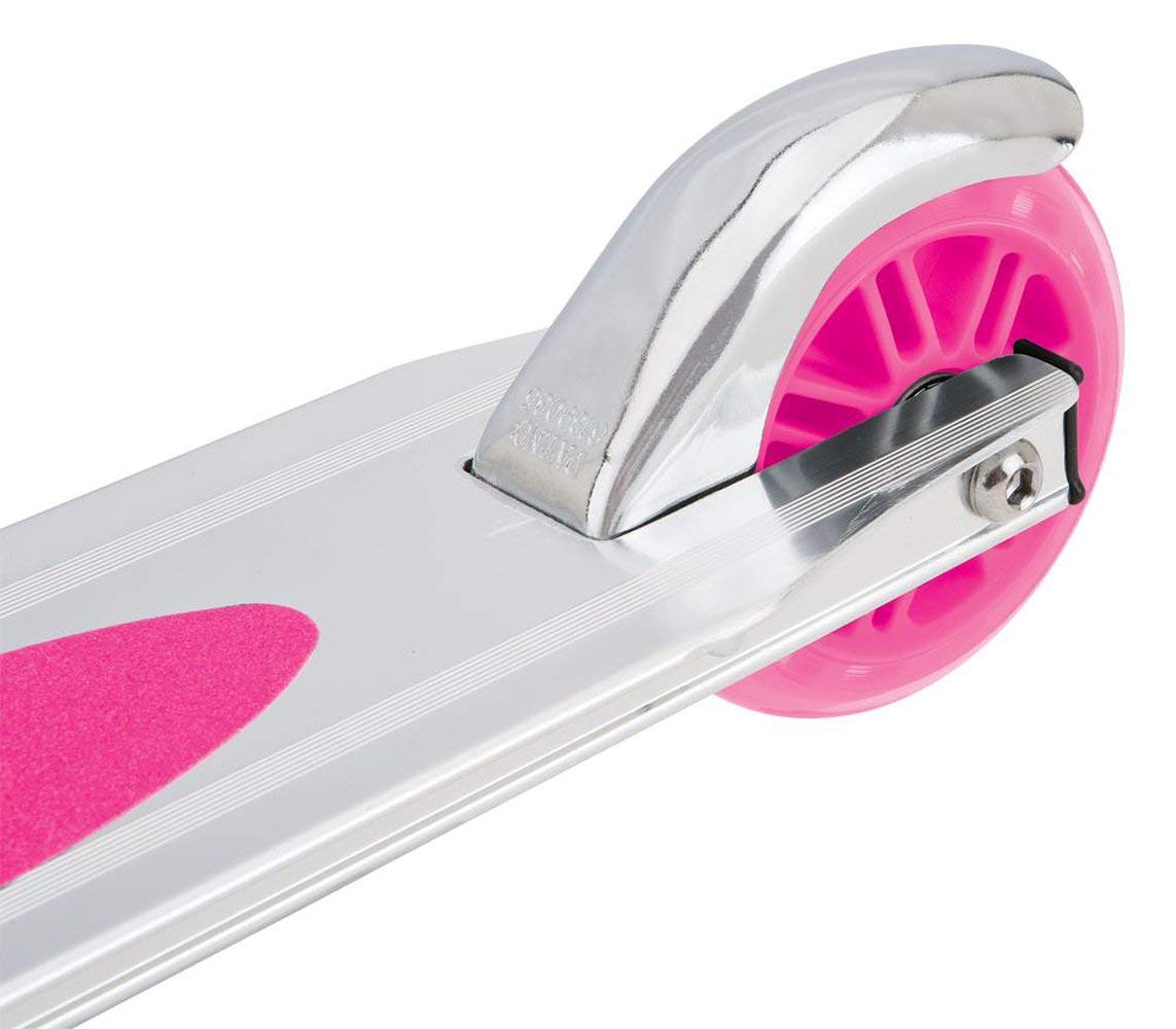 Razor A Kick Scooter, Pink with Razor A2 Kick Scooter, Blue