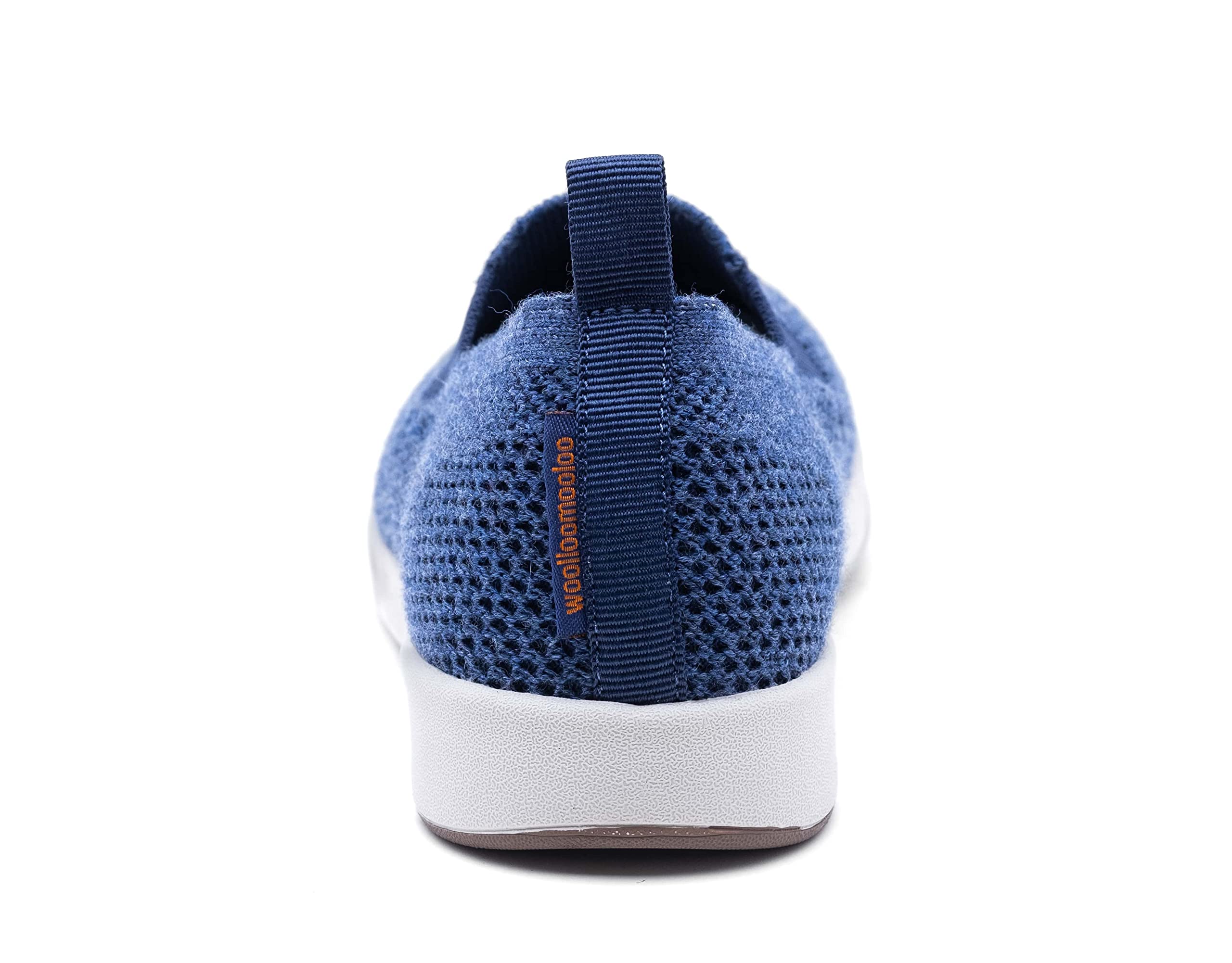 Woolloomooloo Shoe Suffolk Unisex - Merino Wool Footwear - Slip On - Comfort and Support - Lightweight - Soft - Moisture Wicking, Denim, Women's 6.5-7 M US