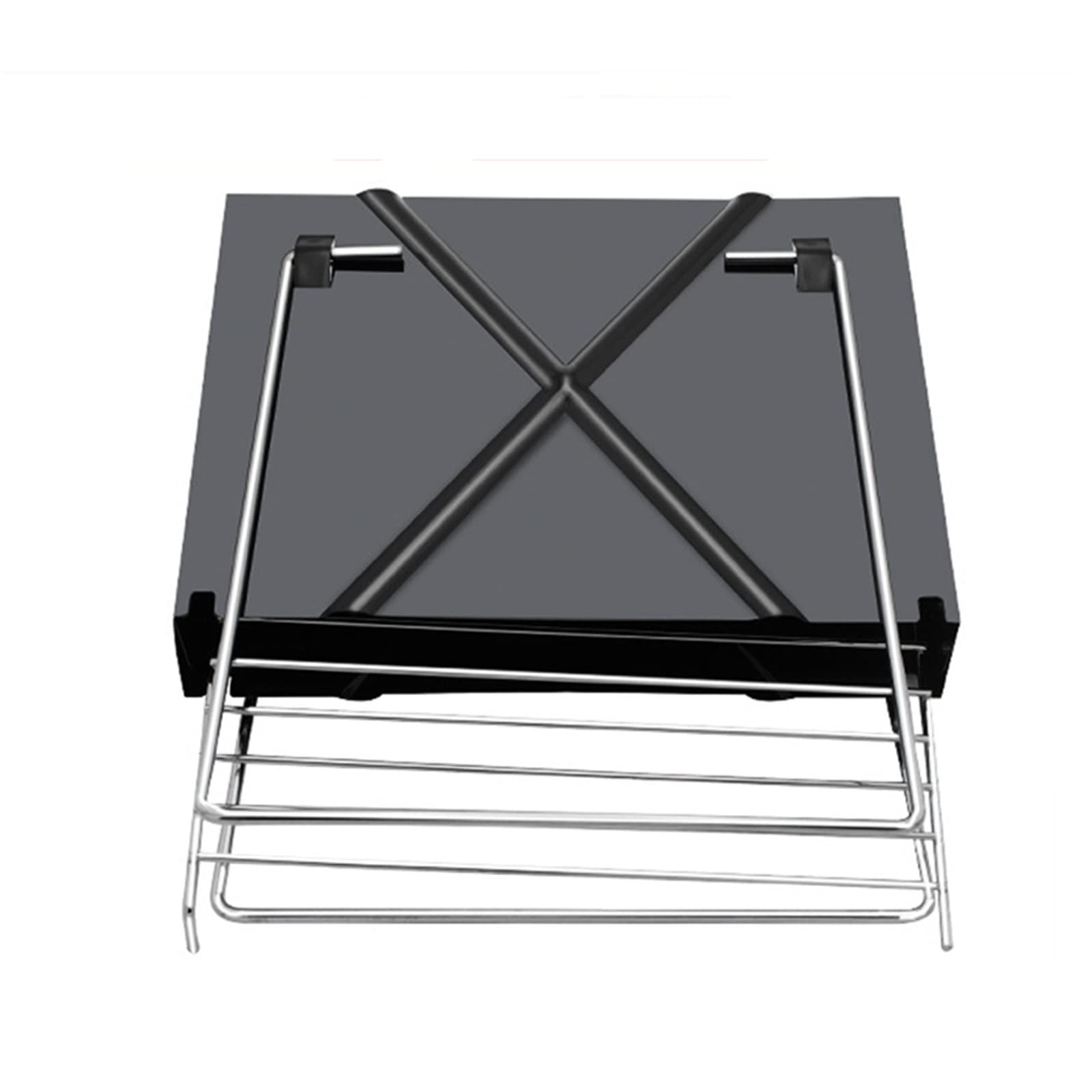 TAMYID Charcoal Grills, Portable Folding Mini Barbecue Grill Outdoor Double Charcoal Grill Camping Cooker BBQ Party Cooking Tools