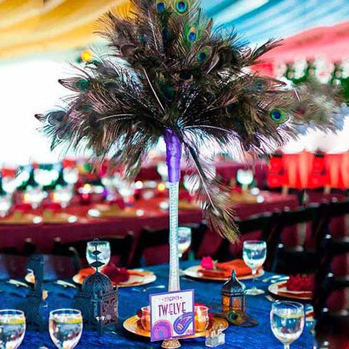 TABLECLOTHSFACTORY 20" Eiffel Tower Wedding Glass Vases-12 PCS-Clear