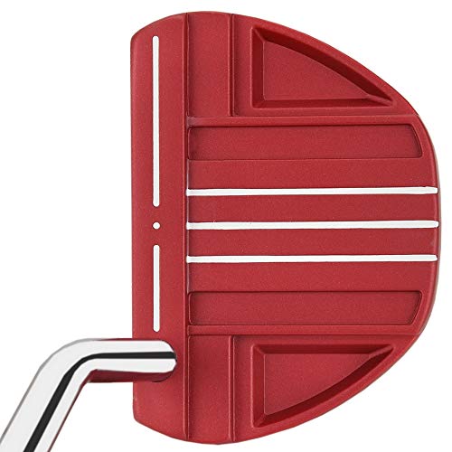 Ram Golf Laser Red Milled Face Mallet Putter - Headcover Included 34"