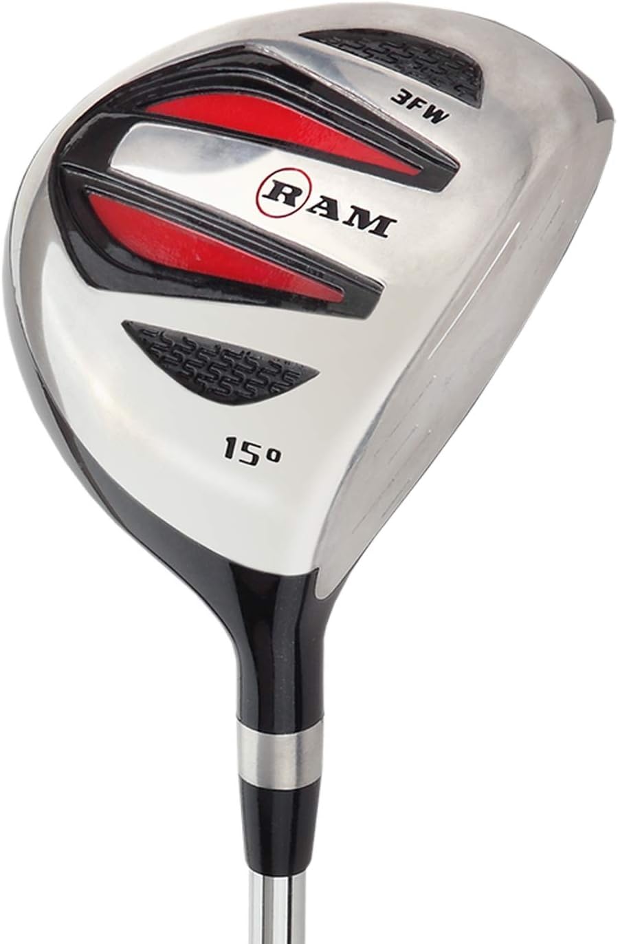 Ram Golf SGS Mens Golf Clubs Starter Set with Stand Bag - Steel Shafts