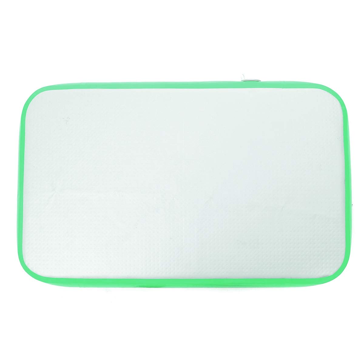 Twin-XL Mattress Size 80" x 39" x 4" Personal Exercise Yoga Pilates Mat w/ Mint-Green Trim Air Inflatable Judo Training Cushion Track Foam