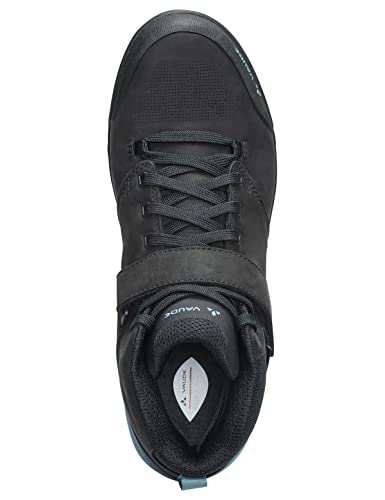 VAUDE Unisex Adults’ Am Moab Mid STX Mountain Biking Shoes, Phantom Black, 9.5 US Women/9.5 US Men