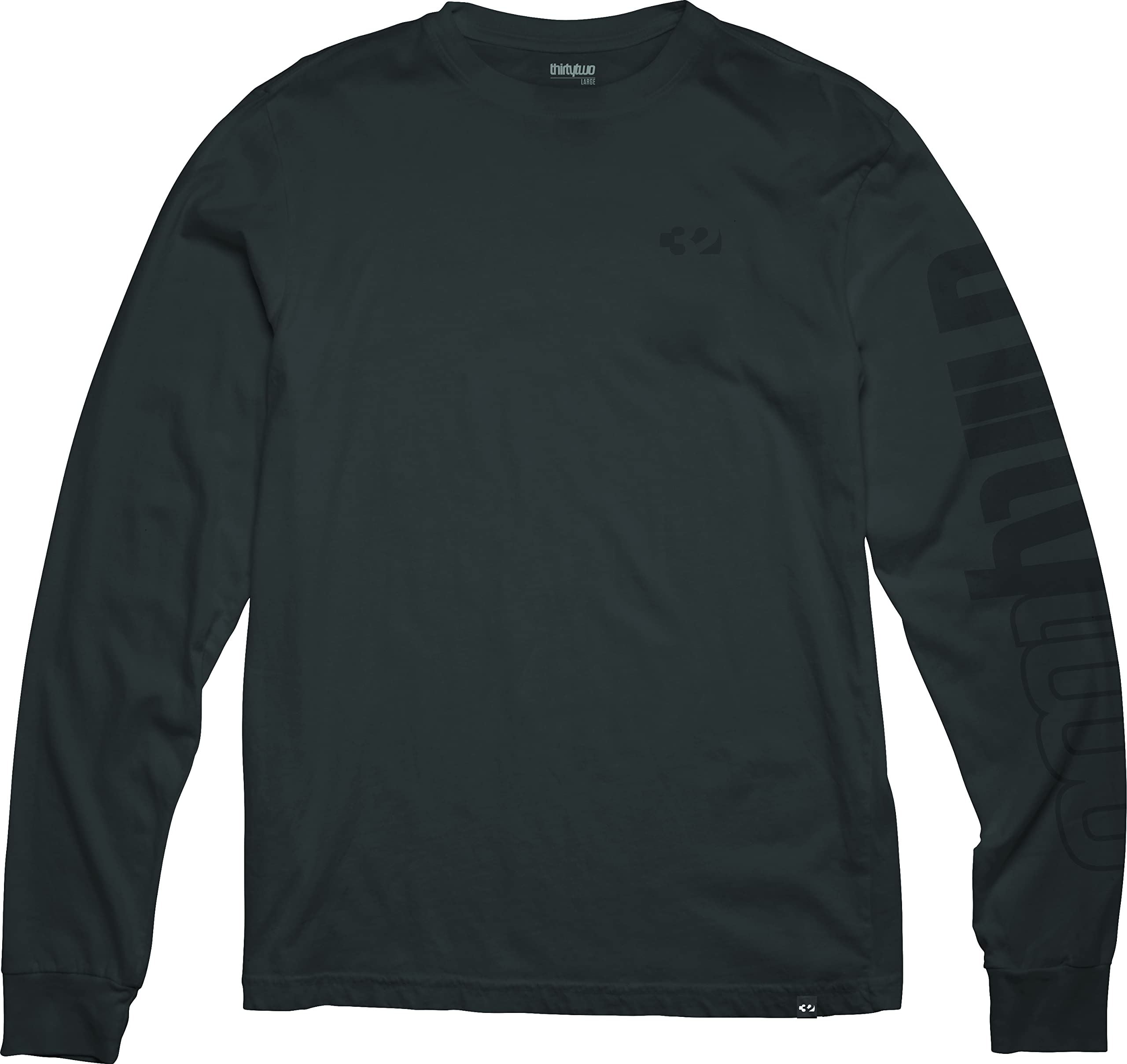 ThirtyTwo Mens Cold Weather Long Sleeve Tee - 32 Long Sleeve (Black/Black, Large)