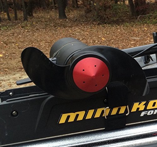 T-H Marine GFEL-MK-R-DP G-Force Eliminator Trolling Motor Prop Nut, MinnKota 80, 101 and 112 - Red