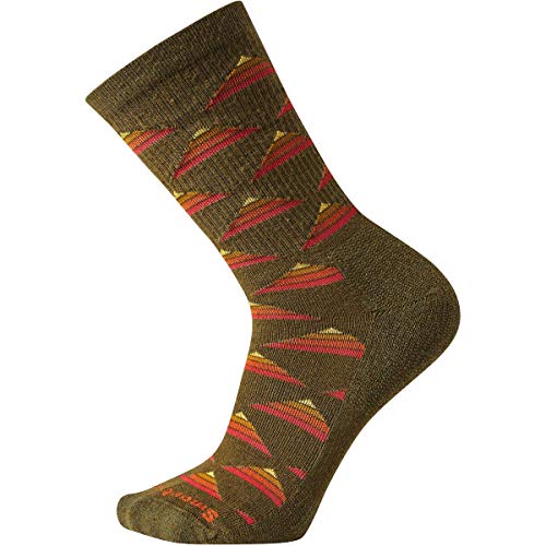 Smartwool Hike Light Elite Burgee Crew Military Olive XL (Men's Shoe 12-14.5)