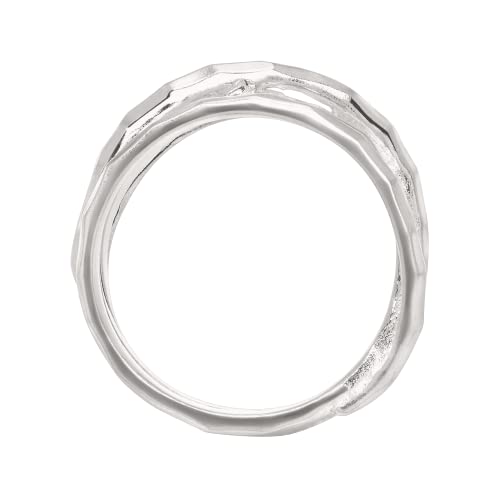 Silpada 'Wrapped Up' Overlapping Textured Band Ring in Sterling Silver, Size 9, Size 9
