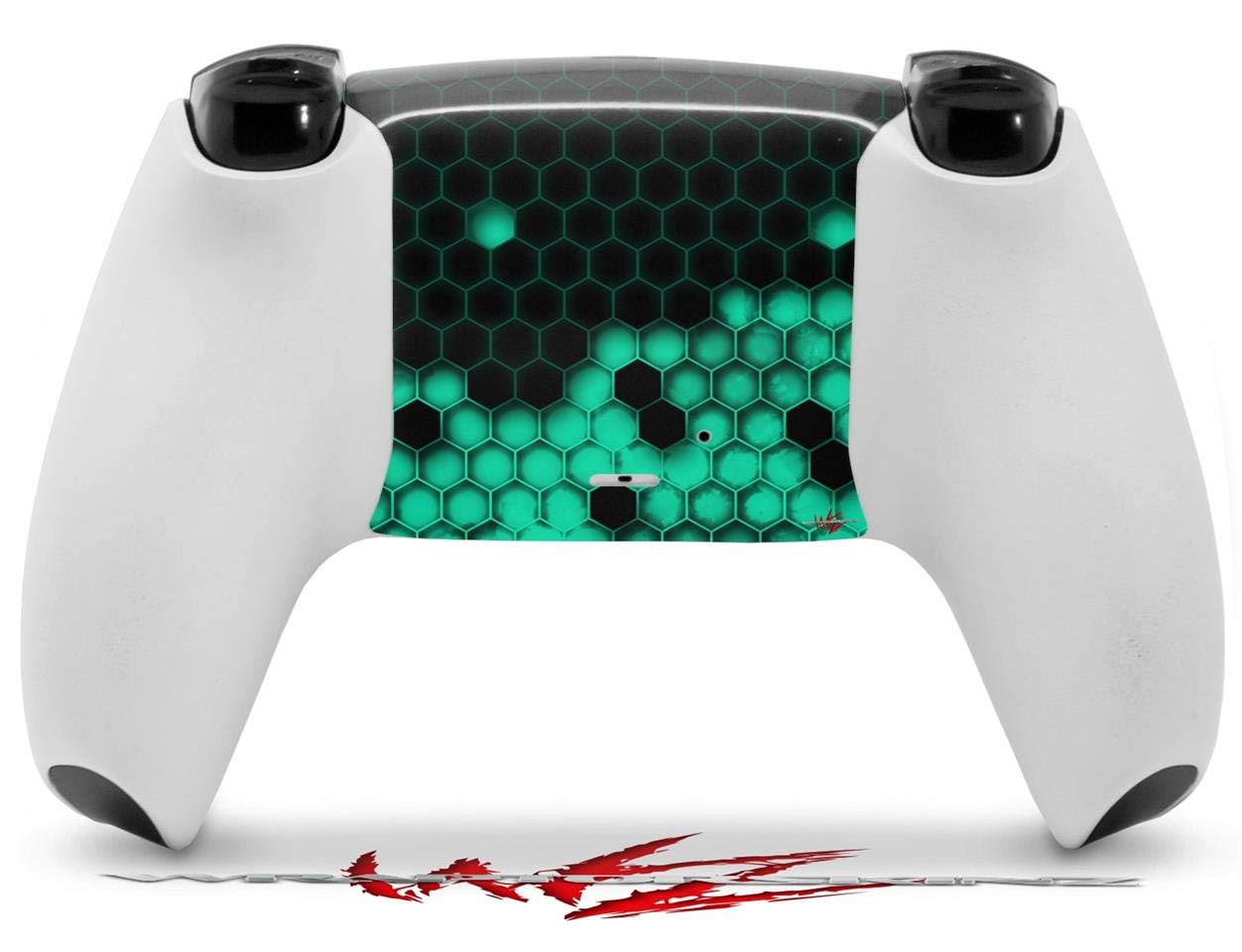 WraptorSkinz Skin Wrap compatible with Sony PS5 DualSense Controller HEX Seafoan Green (CONTROLLER NOT INCLUDED)