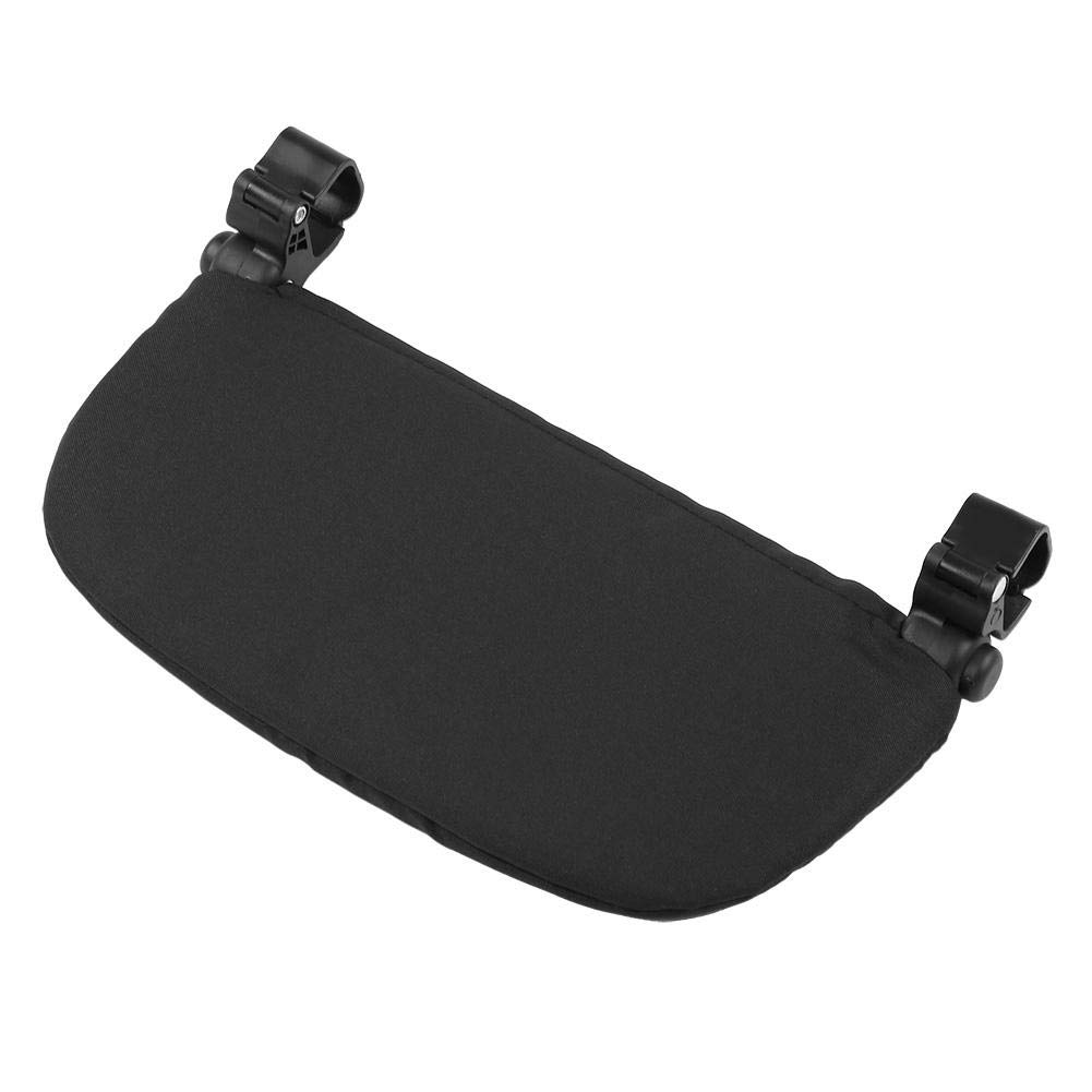 ViaGasaFamido Baby Stroller Accessories, Baby Stroller 14cm Extension Footrest for Yoya VOVO Pushchair Foot Support Accessory(Black)
