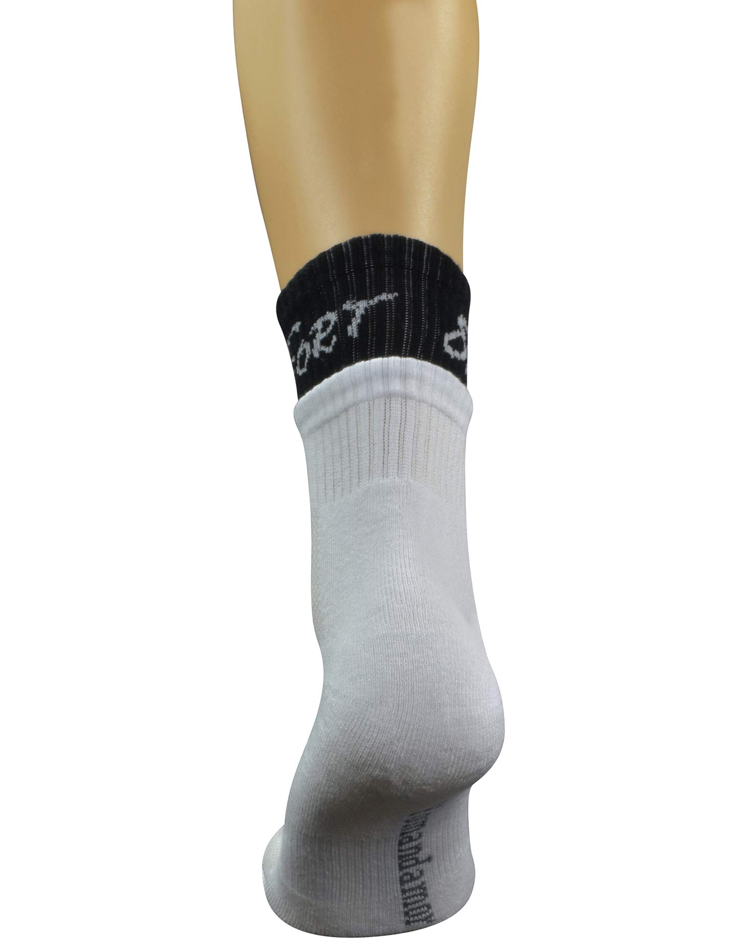 Yomandamor 5 Pairs Mens Bamboo Walking Socks Cushion Sports Quarter Seamless Socks