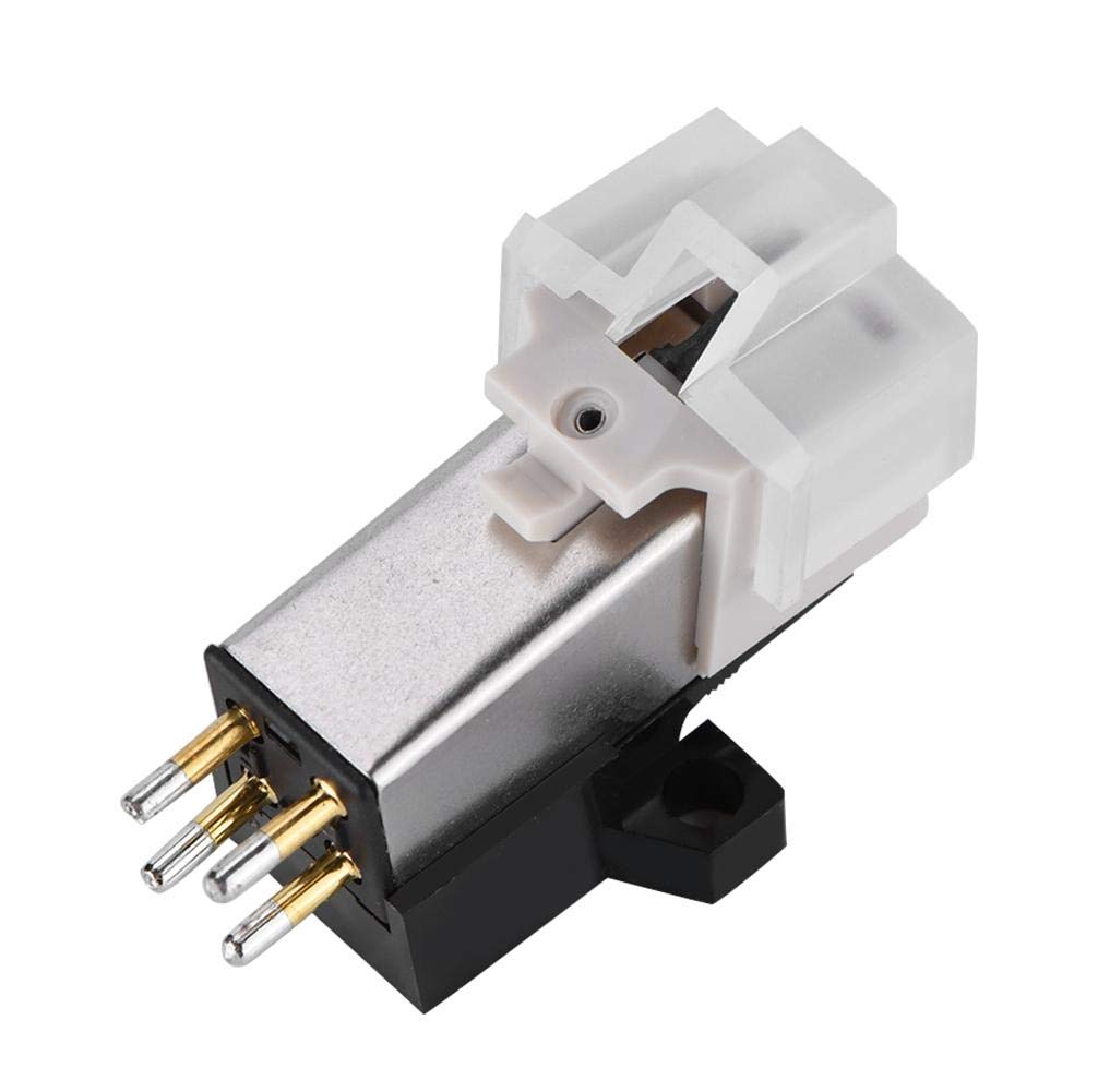 Tonysa Record Player Cartridge Stylus, Magnetic Cartridge Stylus with LP Vinyl Needle for Turntable Record Player, Vinyl Record Player