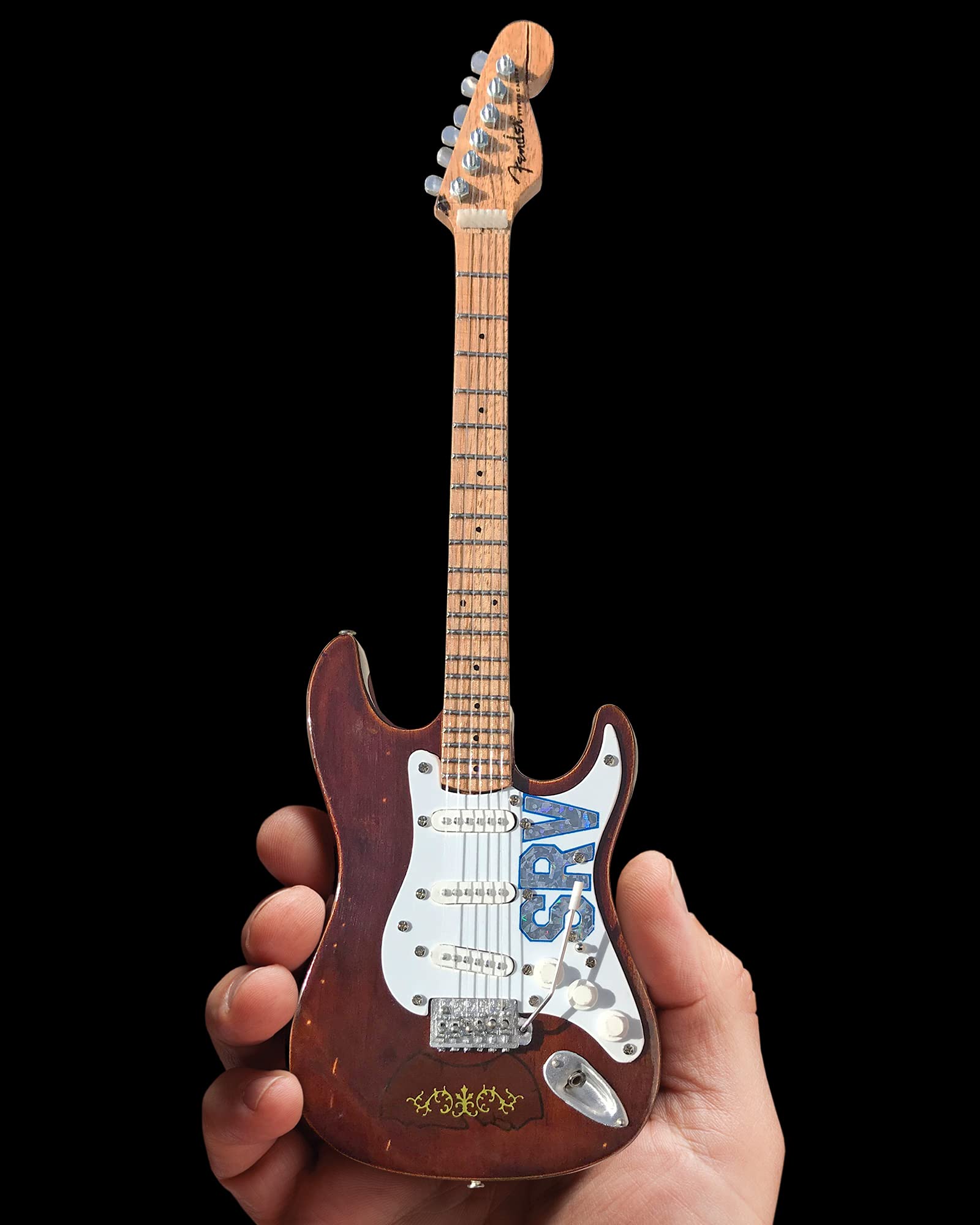 Stevie Ray Vaughn Miniature Mini Guitar SRV Lenny