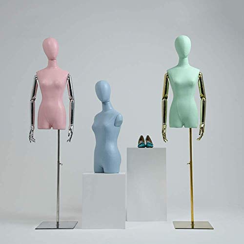 Tailors Dummy Female Tailors Dummy with Silver Tripod Stand | for Clothing Dress Jewelry Display Mannequin Body Dressmakers Dummy