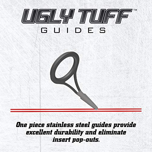 Shakespeare Ugly Stik 6β GX2 Spinning Rod, Three Piece Spinning Rod, 6-15lb Line Rating, Medium Rod Power, Moderate Fast Action, 1/8-5/8 oz. Lure Rating