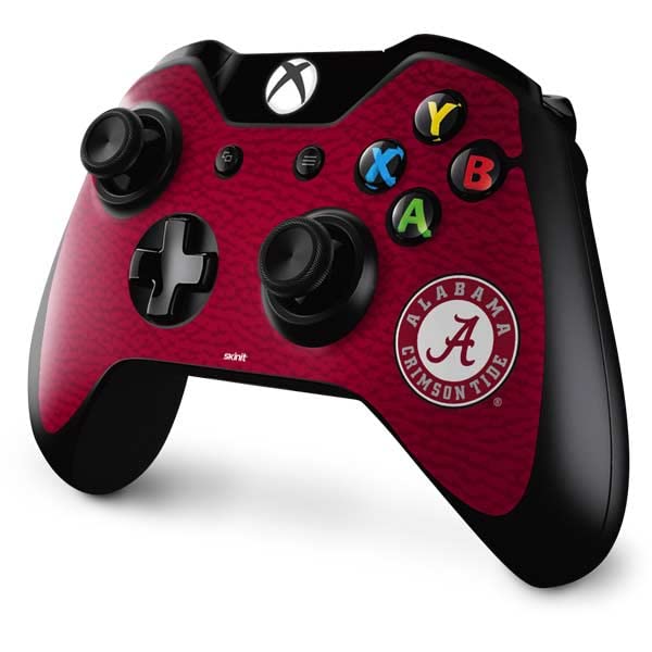 Skinit Decal Gaming Skin compatible with Xbox One Controller - Officially Licensed College University of Alabama Seal Design