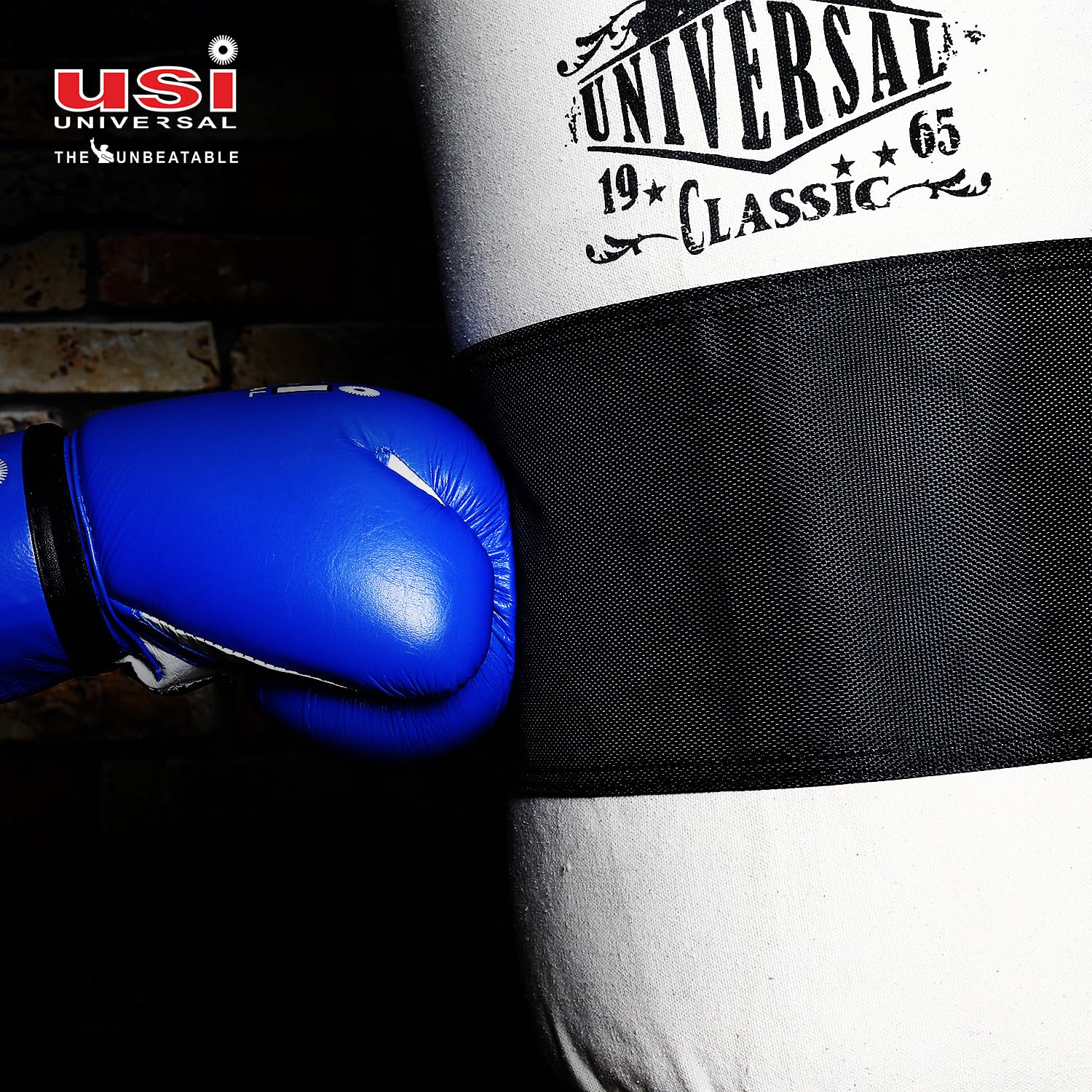 USI Classic Heavy Punch Bag Unfilled with Chain Set for Boxing MMA Kickboxing (2ft.)