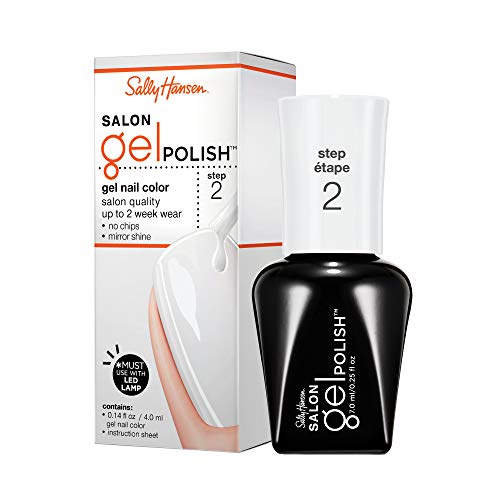Sally Hansen Salon Pro Gel, White Away, 0.14 Fluid Ounce