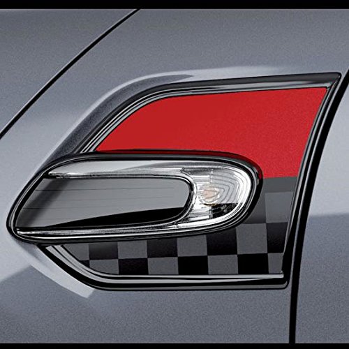 Side Scuttle Lamp Light Pattern Fender Panel Frame Cover Trim ABS for Mini Cooper F55 Hardtop F56 Hatchback (JCW)