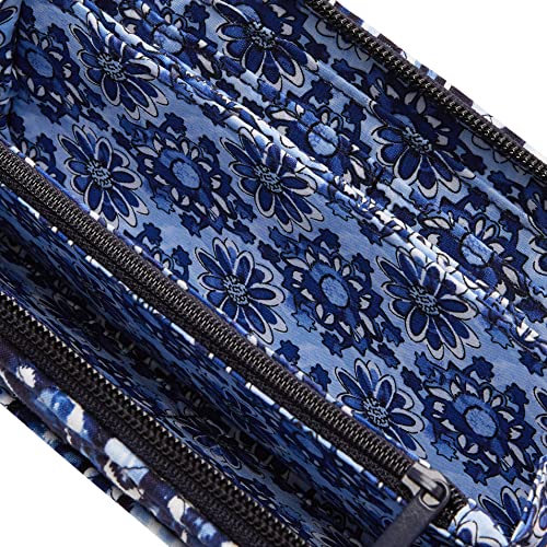 Vera Bradley Women's Cotton Accordion Wristlet With RFID Protection, Ikat Island, One Size