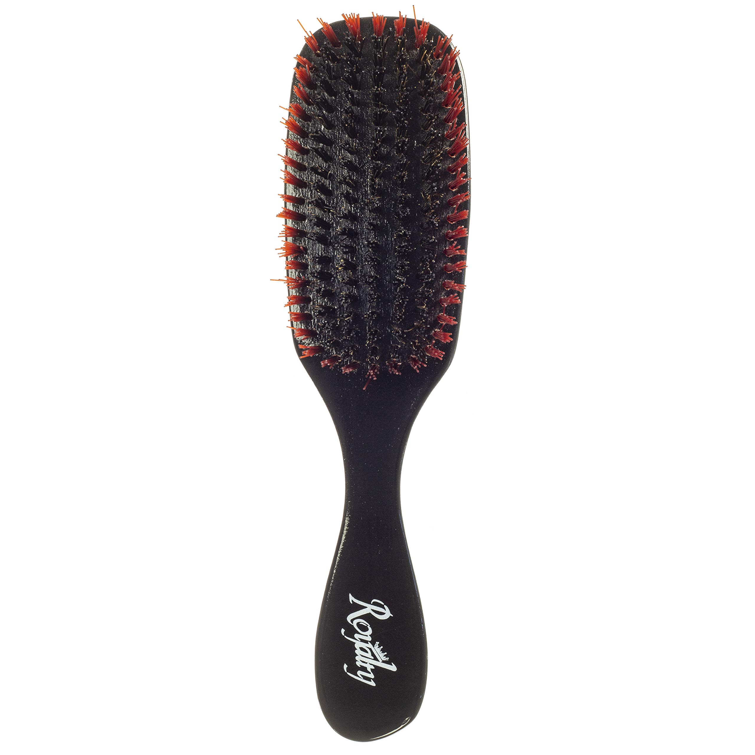 Royalty By Brush King Wave Brush #722-7 row Medium Hard - Good 360 waves brush for wolfing - From the maker of Torino Pro