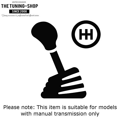 The Tuning-Shop Ltd Shift & E Brake Boot Black Alcantara With Mpower Stitching